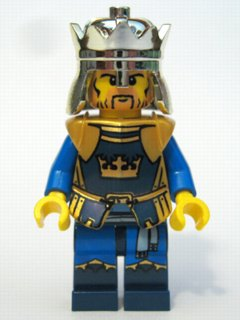 cas422 Fantasy Era - Crown King, No Cape, Printed Legs